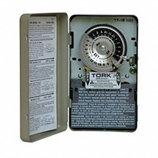 TORK, 75 min, 120V AC, Mechanical Timer - 35U264|1101B - Grainger
