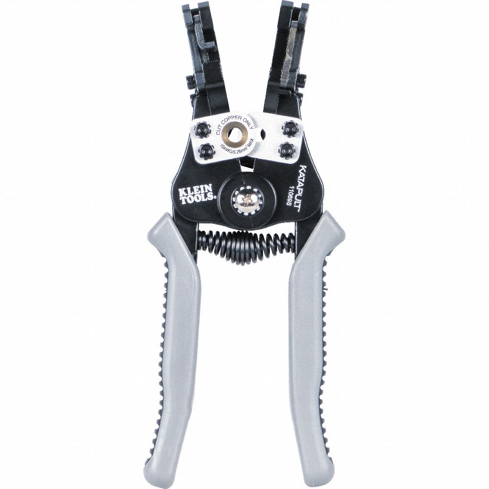 Electrical Wire Stripper, 6 3⁄4" L, Gray - Grainger