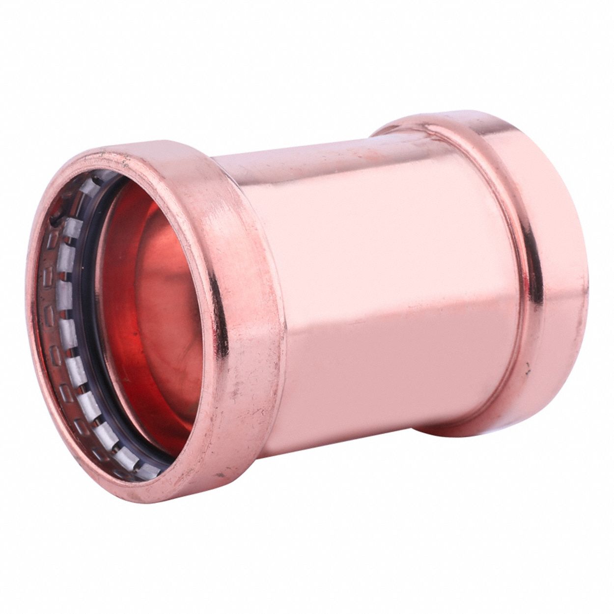 Straight, 2 1/2 in CTS x 2 1/2 in Pipe size, Crimp Coupling Fitting ...