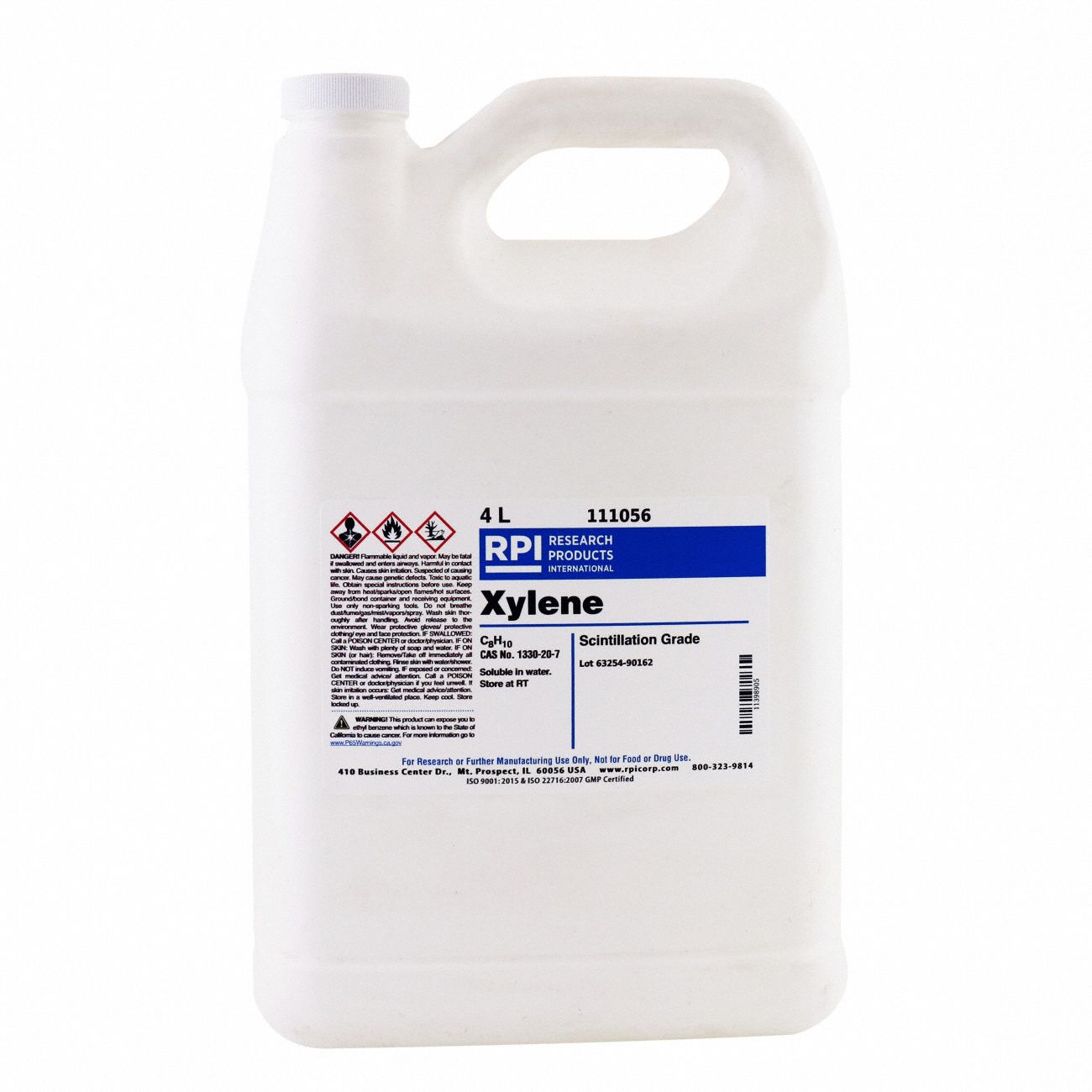 Lab, 4 L, Xylene - 31FV23|111056 - Grainger