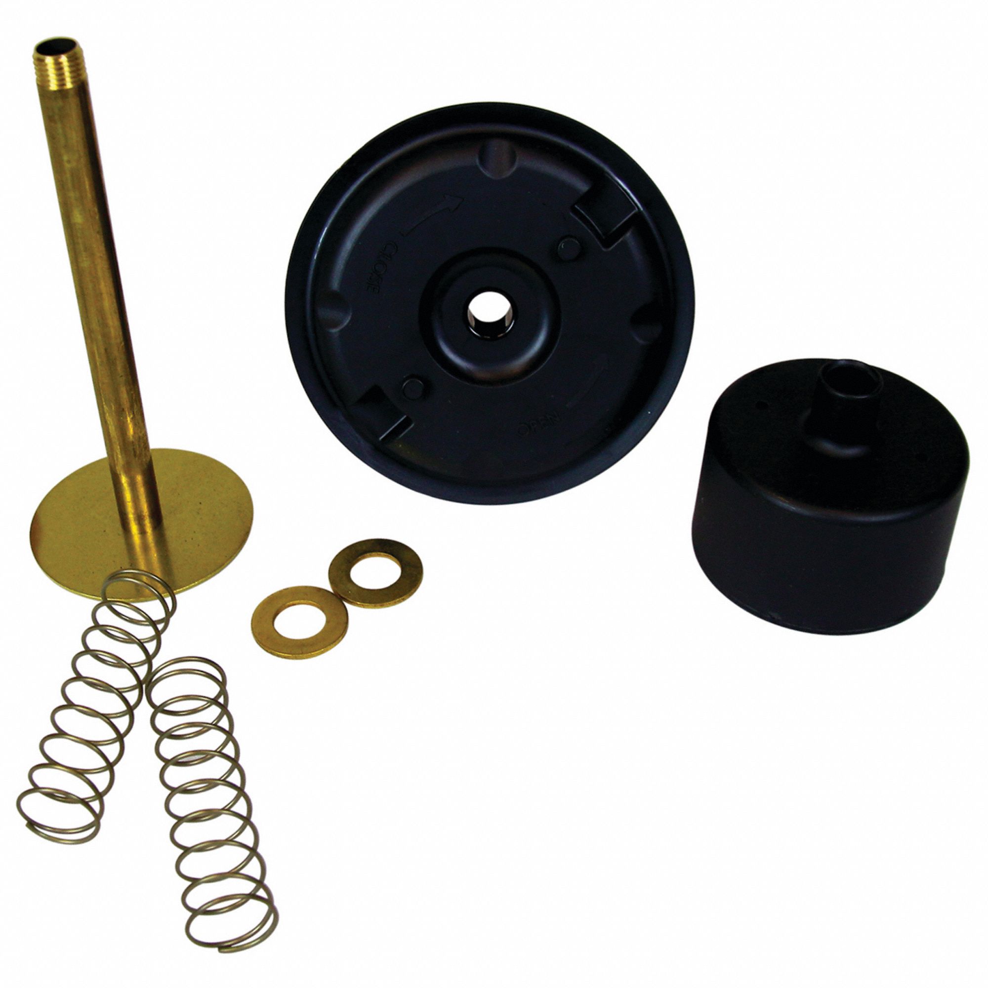 JUSTRITE, 0.5 gal Capacity, Black, Plunger Can Plunger - 25AZ34|11159 ...