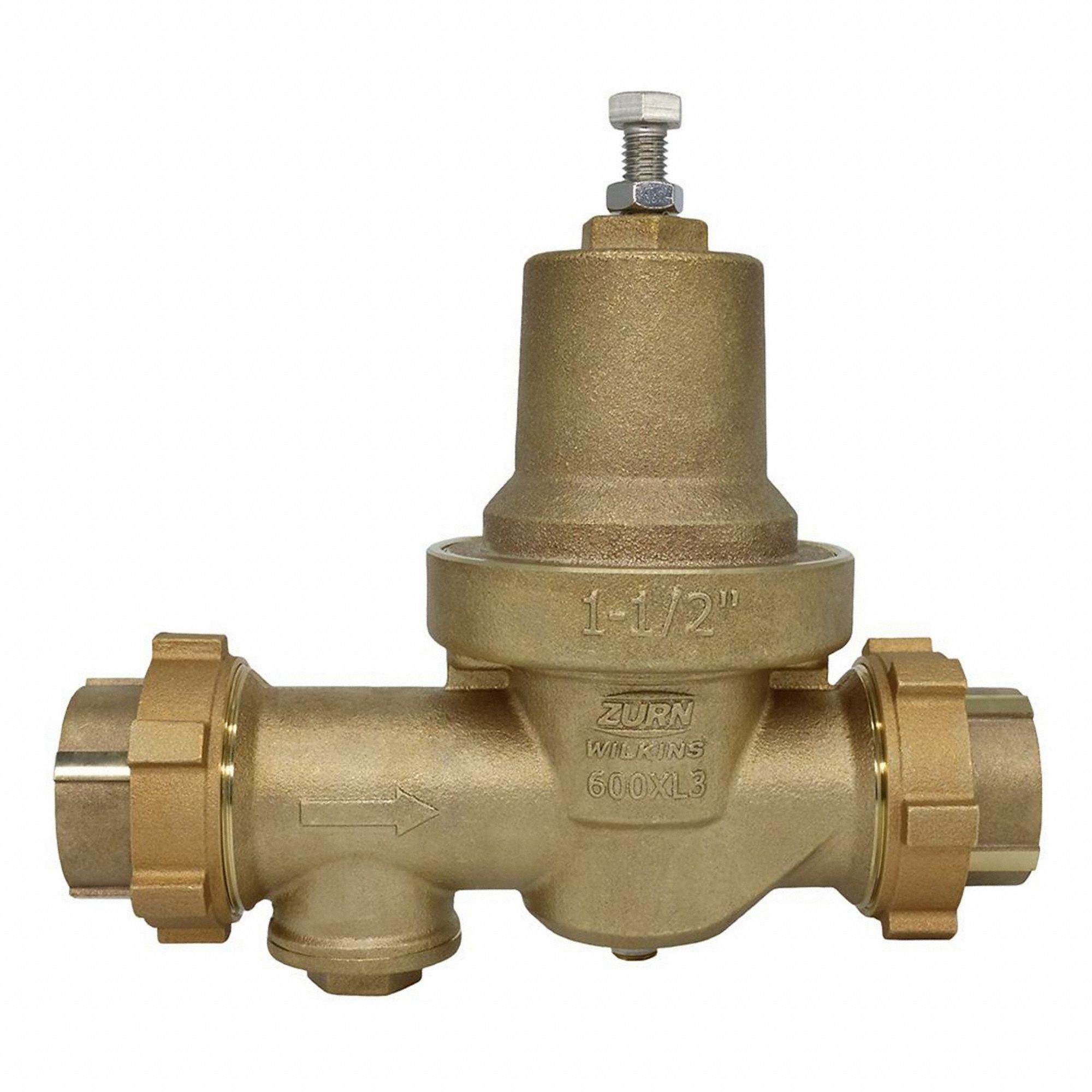 WILKINS, FNPT x FNPT, 1 1/2 in Pipe Size, Pressure Reducing Valve ...