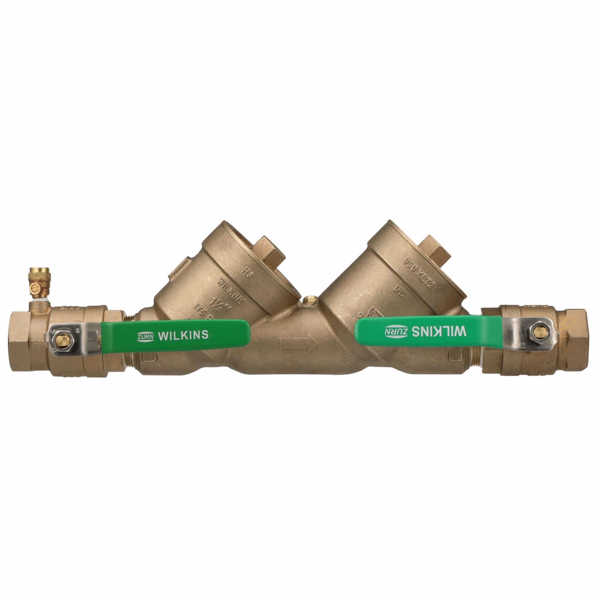 ZURN WILKINS, 950XLT2, 1 1/2 in Pipe Size, Backflow Preventer - 801H96 ...