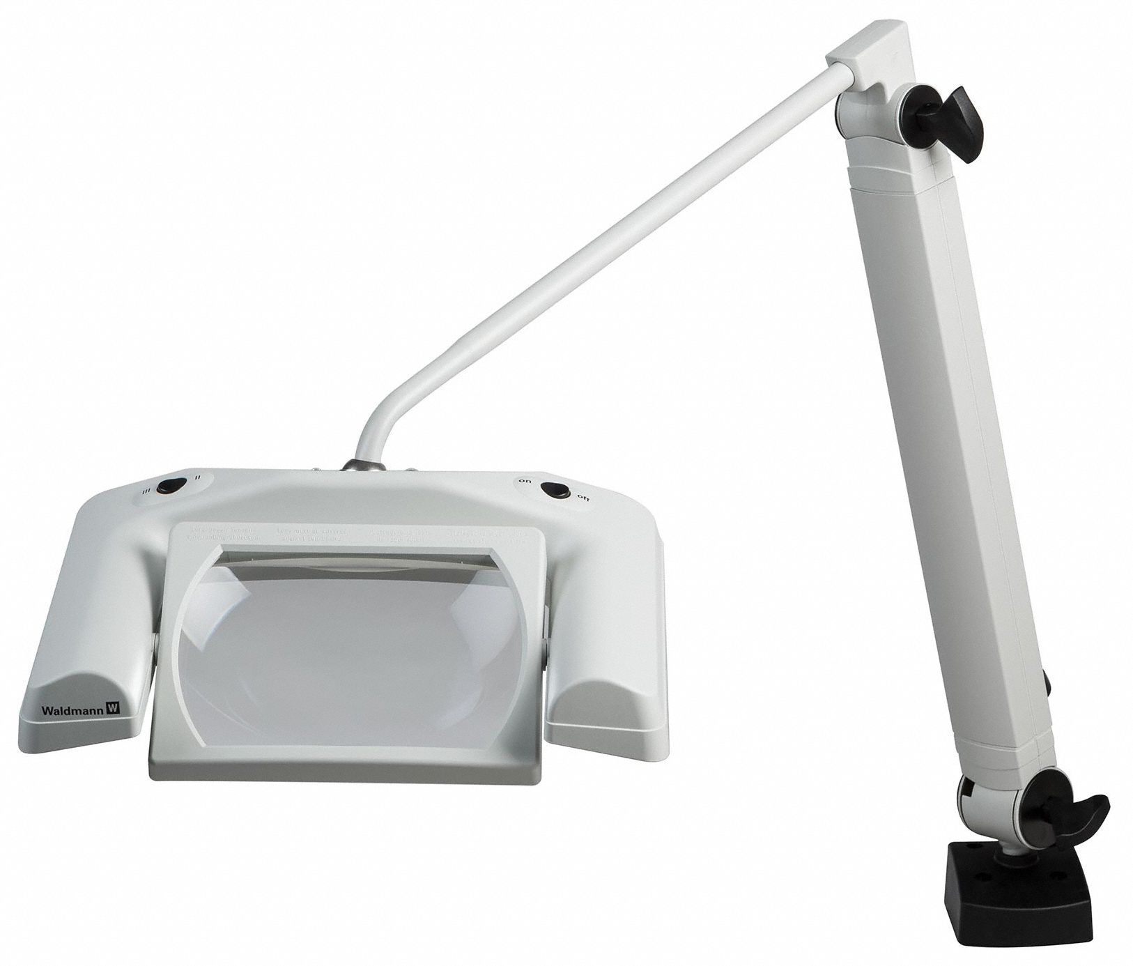 WALDMANN, LED, 1.75x, Rectangular Magnifier Light - 52XP80|113178000 ...