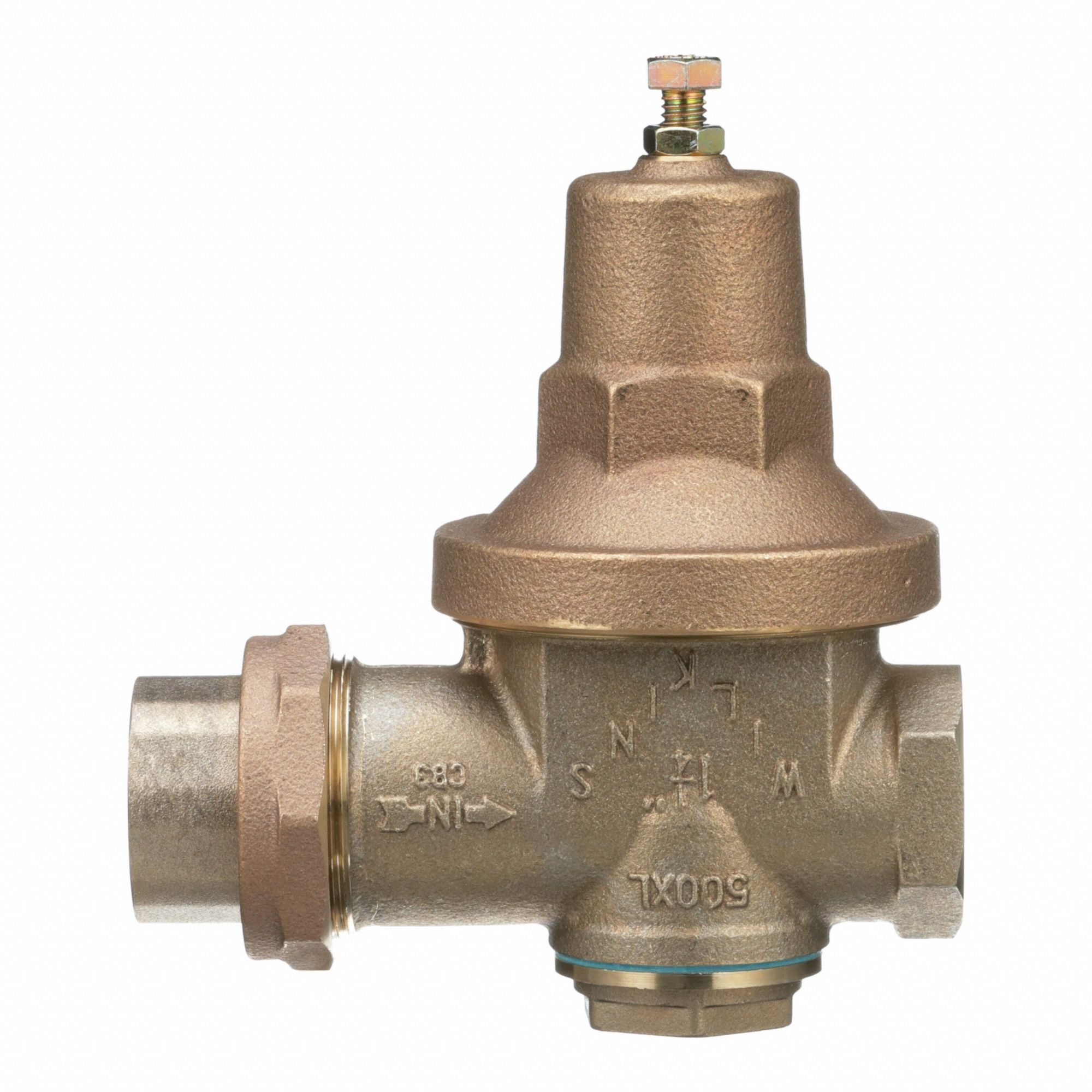 WILKINS, FNPT x FNPT, 1 1/4 in Pipe Size, Water Pressure Reducing Valve ...