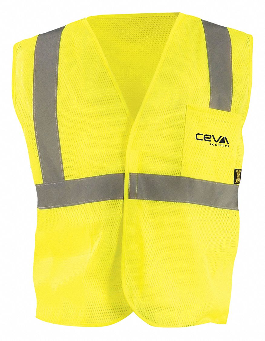 OCCUNOMIX, ANSI Class 2, 2XL, Safety Vest - 115N01|ECO-IM-Y2X-CEVA_05 ...