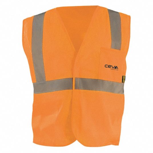 OCCUNOMIX, ANSI Class 2, 4XL, Safety Vest - 115N10|ECO-IM-O4X-CEVA_05 ...