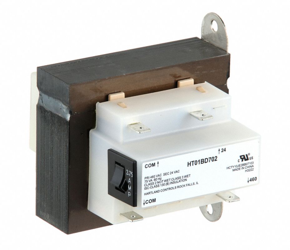 CARRIER Transformador,460VCA Primario,24V Sec. - 115Z96 | HT01BD702 ...