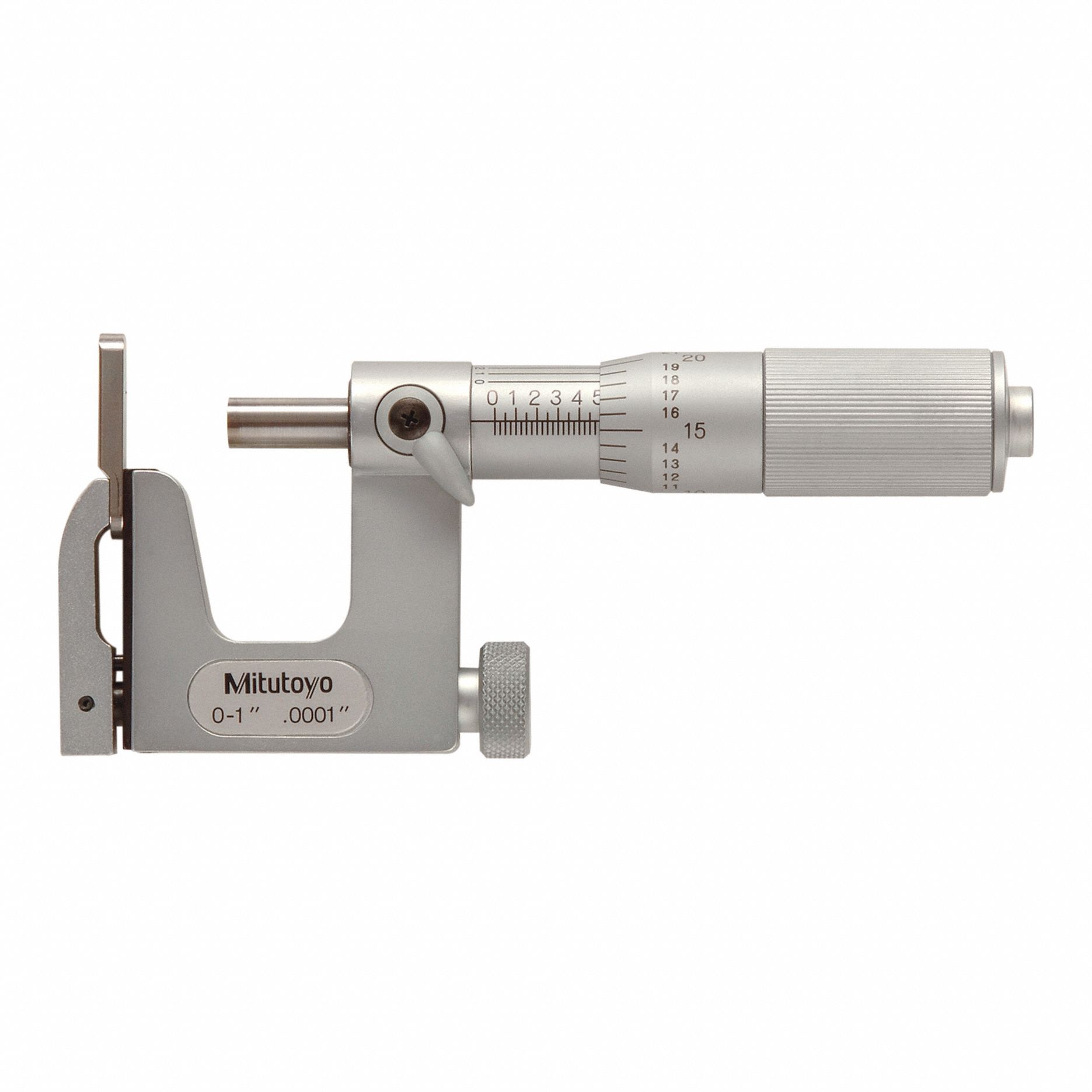 MITUTOYO, 0 in to 1 in, Mechanical, Calibrated Specialty Micrometer ...