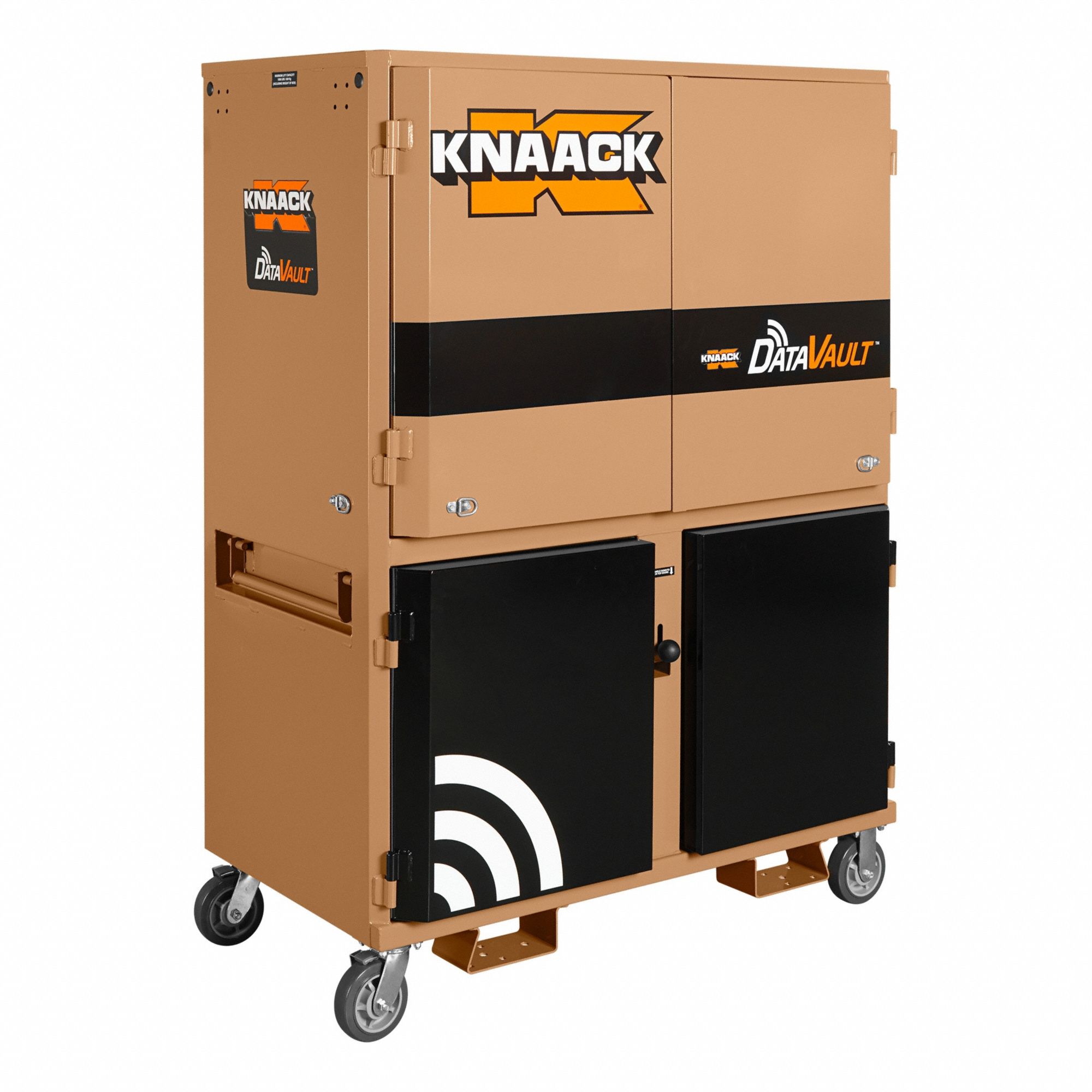 KNAACK, 55 in W x 30 in D x 75 in H, Proprietary Recessed Padlock ...