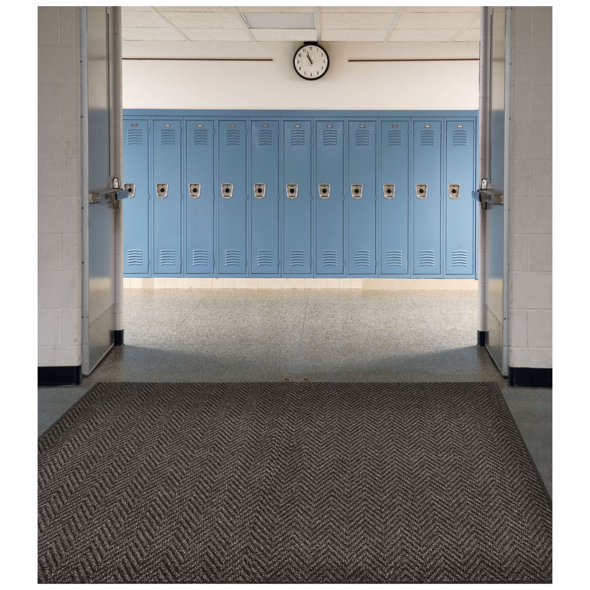 NOTRAX Entrance Runner: Chevron, Indoor, Heavy, 4 ft x 8 ft, 3/8 in ...