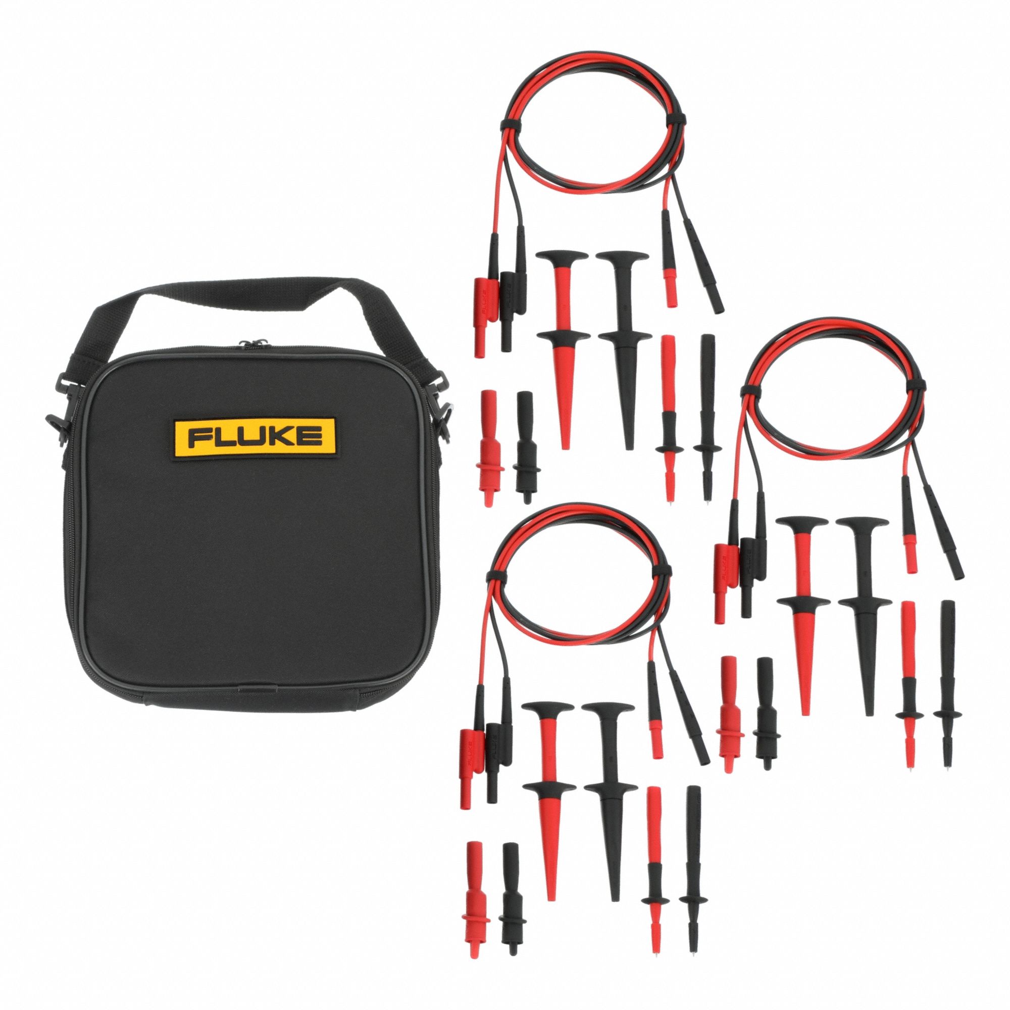 FLUKE, Test Lead Kit, Process Test Lead Kits, Test Lead Kit - 11A113 ...