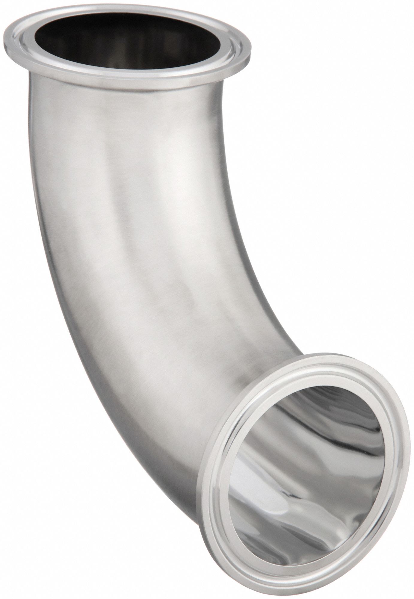 90° Elbow, 2 in OD x 2 in OD Size, Sanitary Fitting Elbow - 11A377 ...