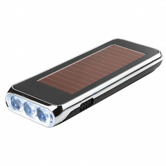 Handheld Flashlight: LED, Rechargeable, 5.00 in Lg, Plastic - Grainger