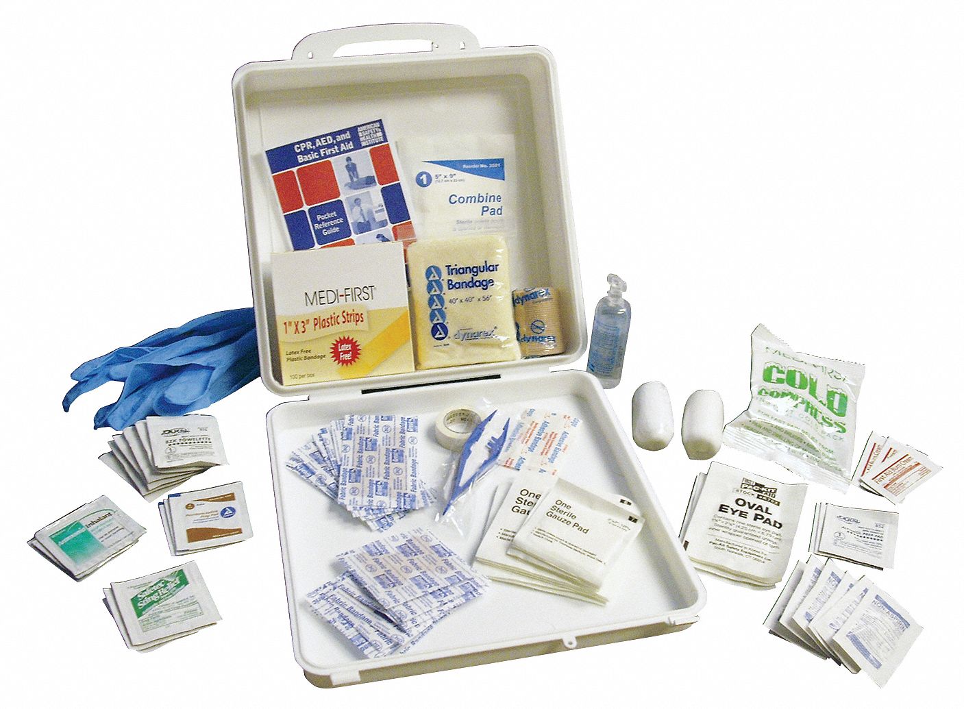 MEDI-FIRST First Aid Kit, Kit, Plastic Case Material, General Purpose ...