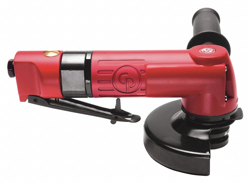 CHICAGO PNEUMATIC Air Powered, Angle Grinder, 5 in, 0.8 hp, 12,000 RPM ... CHICAGO PNEUMATIC Air Powered, Angle Grinder, 5 in, 0.8 hp, 12,000 RPM ...