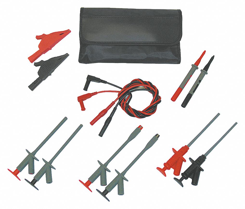 GRAINGER APPROVED TEST LEAD KIT MASTER ACCESSORY SET - Test Lead Kits ...