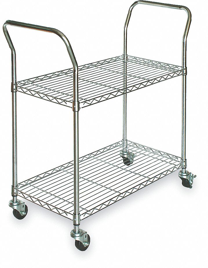 APPROVED VENDOR WIRE CRT 4 SHELF CHRM 48X24X67 IN. - Freestanding ...