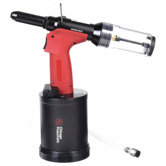 CHICAGO PNEUMATIC, 1 1/8 in Stroke Lg, 3,530 lbf Pulling Force, Rivet ...