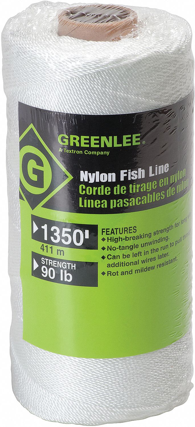 GREENLEE CABLE FISH LINE 90 LBS 1350FT 6/CA - Fish Tapes - GLE607 | 607 ...