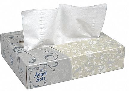ANGEL SOFT FACIAL TISSUE, FLAT, ANGEL SOFT PROFESSIONAL SERIES, 50 ...