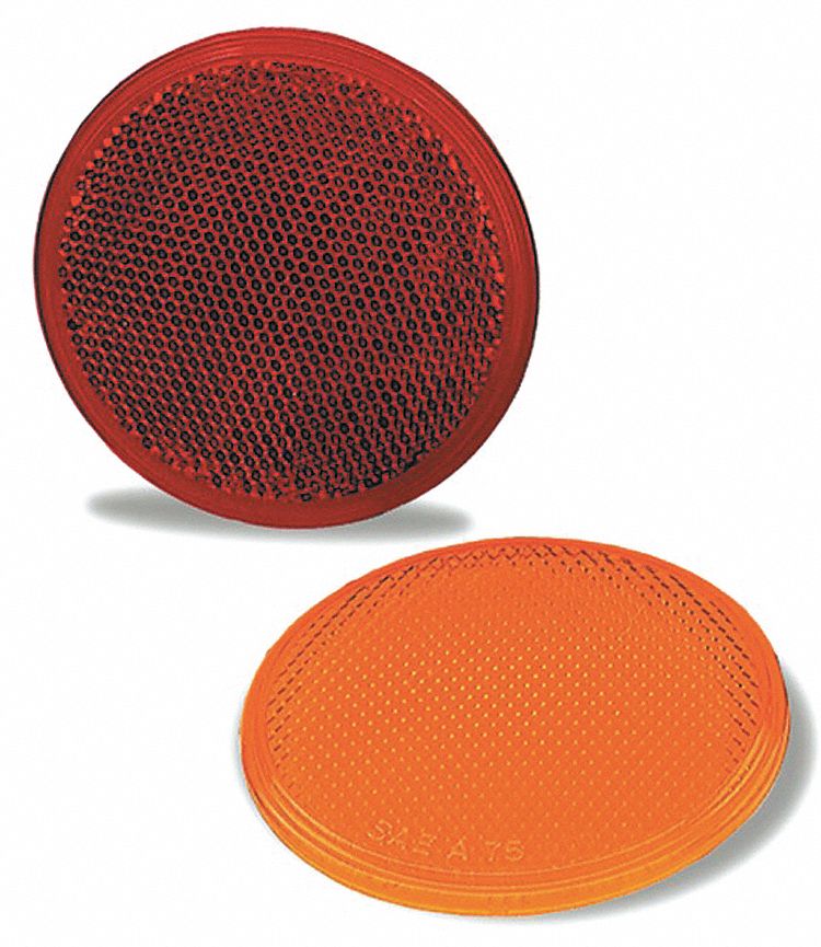 GROTE REFLECTOR STICK ON 2-1/2IN AMBER - Reflectors - GRO40073 | 40073 ...