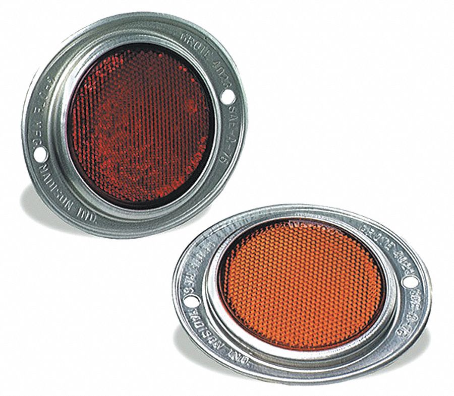 GROTE REFLECTOR ALUMINUM 3IN RED - Reflectors - GRO40232 | 40232 ...