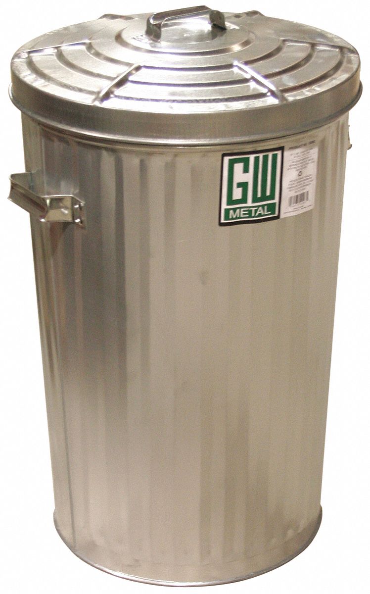 GREAT WEST METAL CAN GARBAGE HD PL/LID 24GAL - 12849 - GRW12093 | 12093 ...