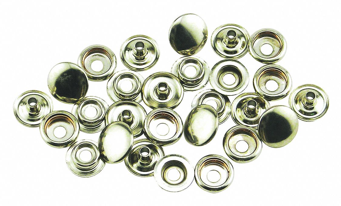 GENERAL SNAP FASTENER REFILLS, INC 6 SETS OF FASTENERS, FOR MODEL #1265 ...