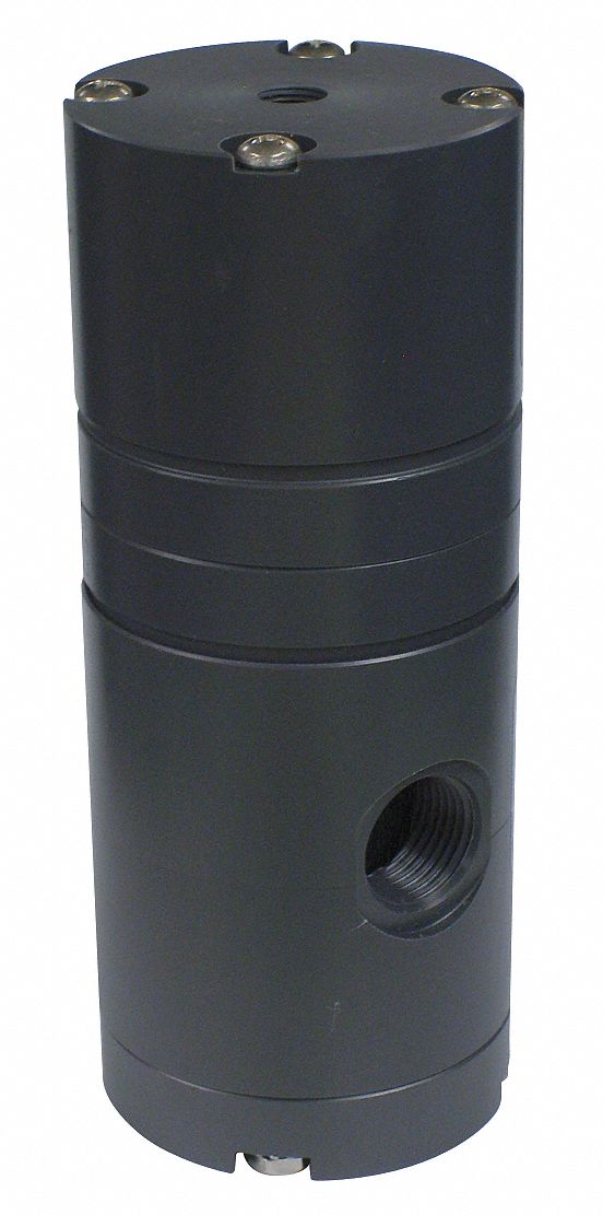 PLAST-O-MATIC Air Loaded Pressure Regulator: PRA, PVC, 1 in Inlet Size ...