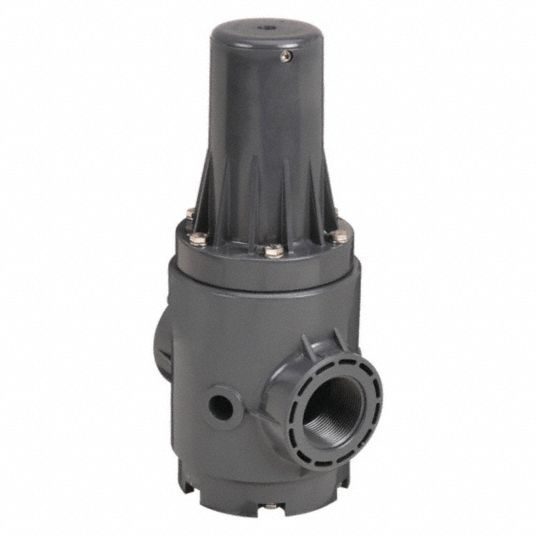 PLAST-O-MATIC, PRHM, Molded PVC, Pressure Regulator - 11G075|PRHM150V ...