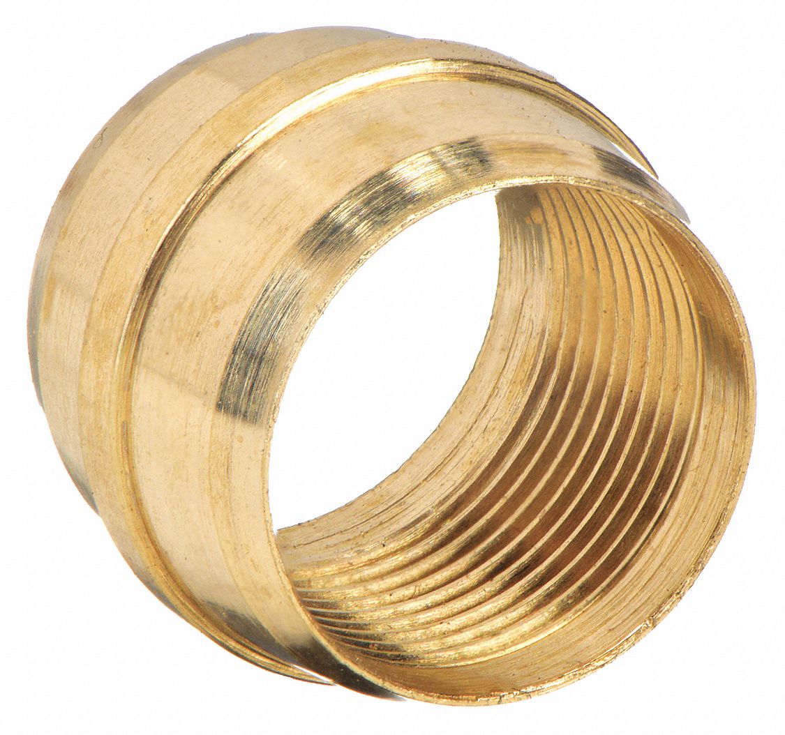 PARKER, 1/4 in OD Fitting Size, Compression, Compression Fitting Sleeve ...