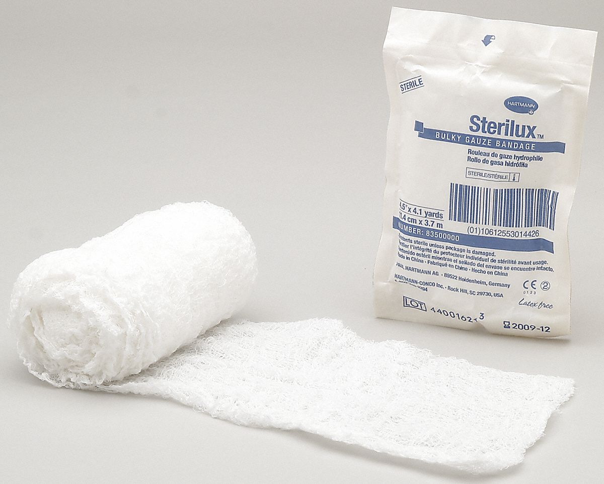 STERILUX BANDAGES, STERILE, BULKY, LATEX FREE, 11.4 CM X 3.8 M, GAUZE ...