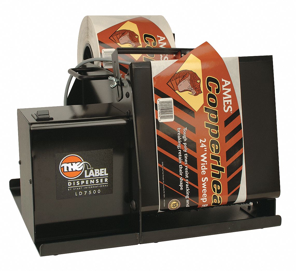 Automatic Label Dispenser, For Max. Label Width 8 in - Grainger