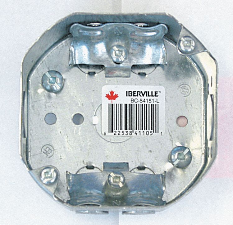 IBERVILLE PRODUCTS OCTAGONAL BOX 11 KOS/DEPTH TABS/1/2 IN RECESS/CSA ...
