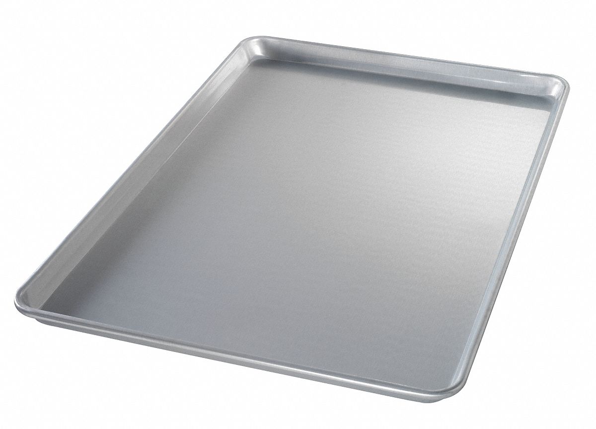 Full, 18 in W x 26 in L x 1 in D, Glazed Aluminum - Grainger