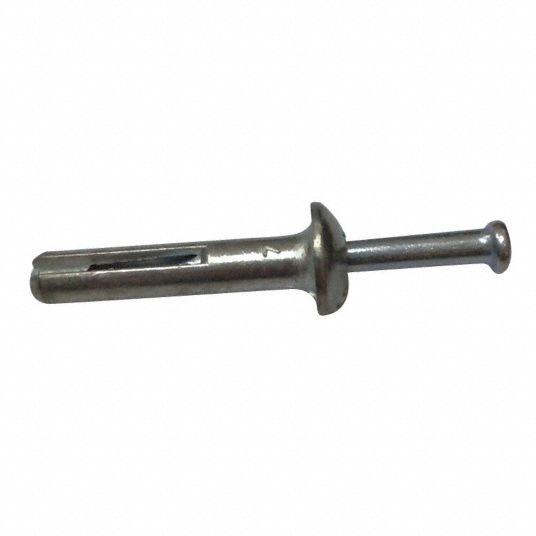 3/16 in Dia, 7/8 in Overall Lg, Hammer Drive Pin Anchor - 159H34|B70650 ...