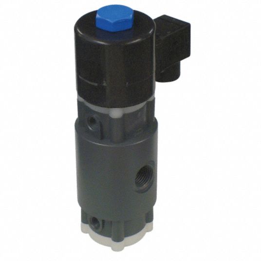 PVC Solenoid Valve, 2-Way/2-Position Valve Design, Normally Closed ...