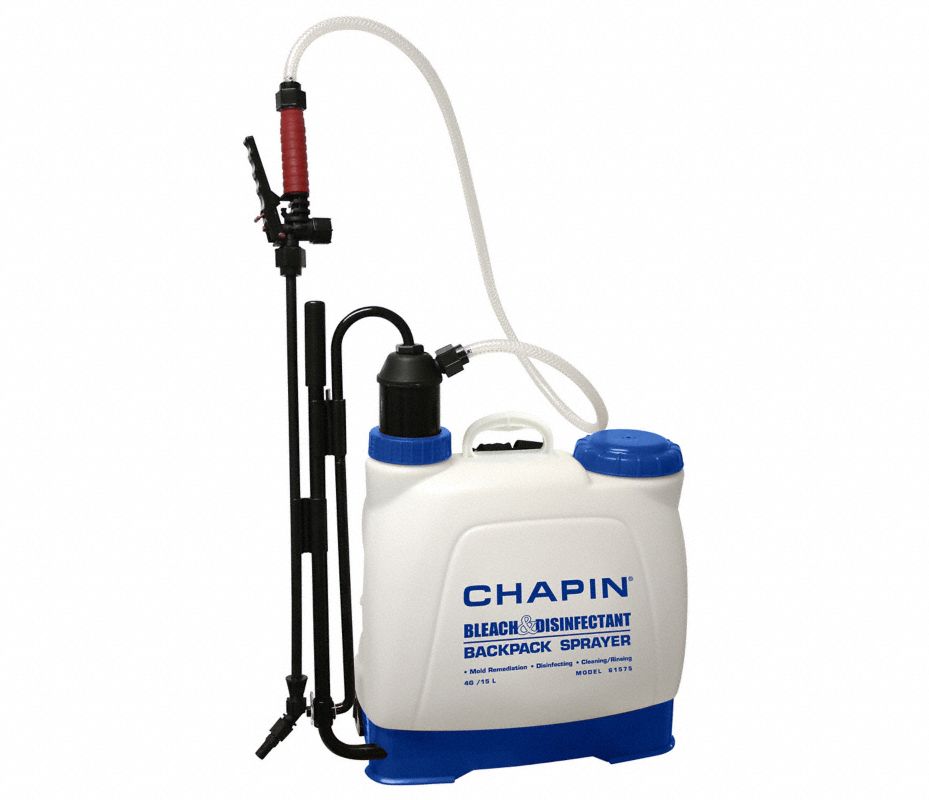 CHAPIN Rociador de Mochila,Material del Tanque Polietileno,4 gal ...