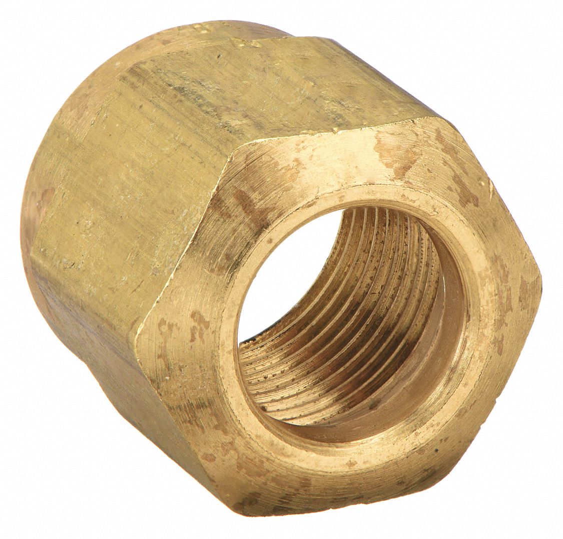 PARKER, 1/4 in OD Fitting Size, Compression, Compression Fitting Nut ...