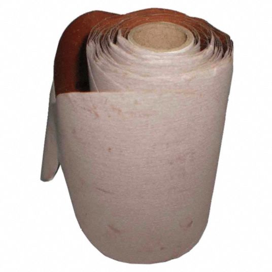 Sanding Disc Roll, Coated, Non-Vacuum, 5 in Disc Diameter, 180 Abrasive ...