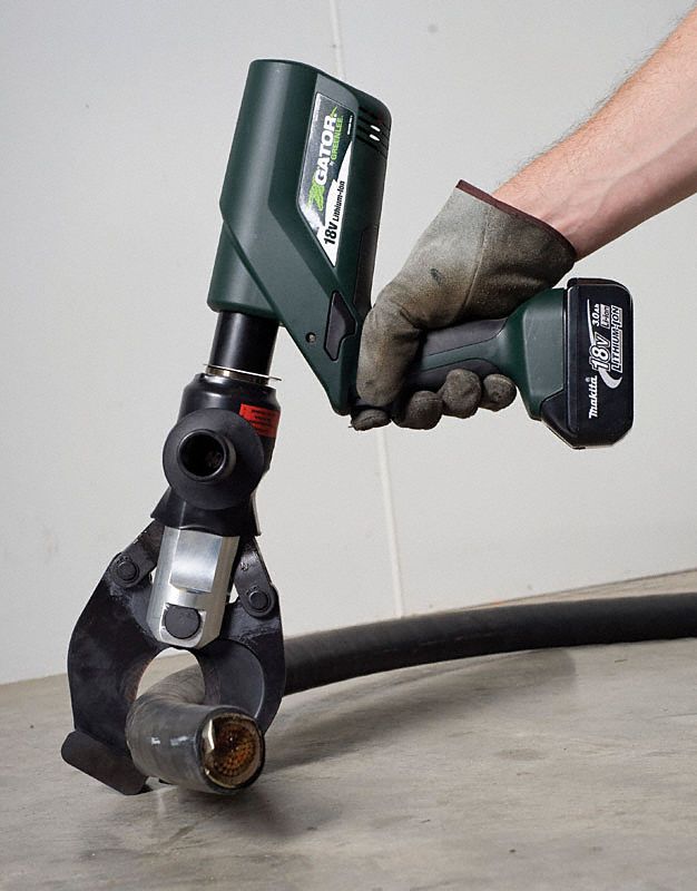 GREENLEE Cordless Cable Cutter, 18V Li-ion, 21 In - 11L568|ESC85L11 ...