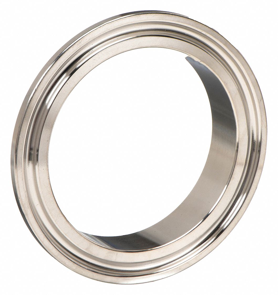 3 in OD x 3 in OD Size, Clamp, Sanitary Fitting Ferrule - 11L907|EG2CS3 ...