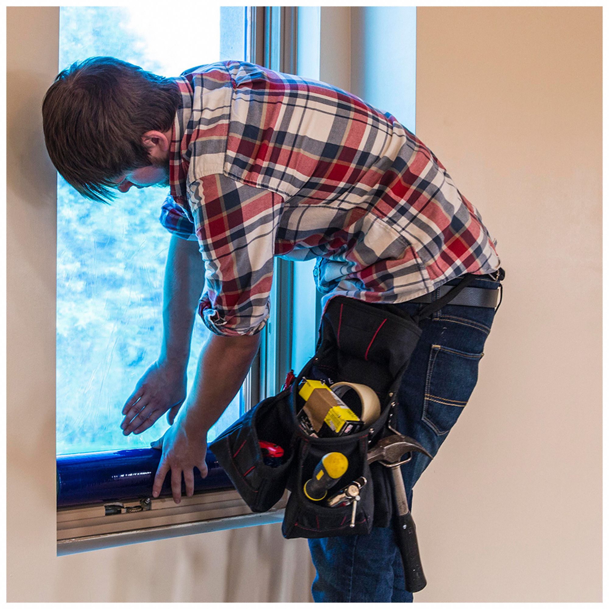 SURFACE SHIELDS Window Protection Film: 1.5 mil Thick, 24 in Wd, 250 ft ...