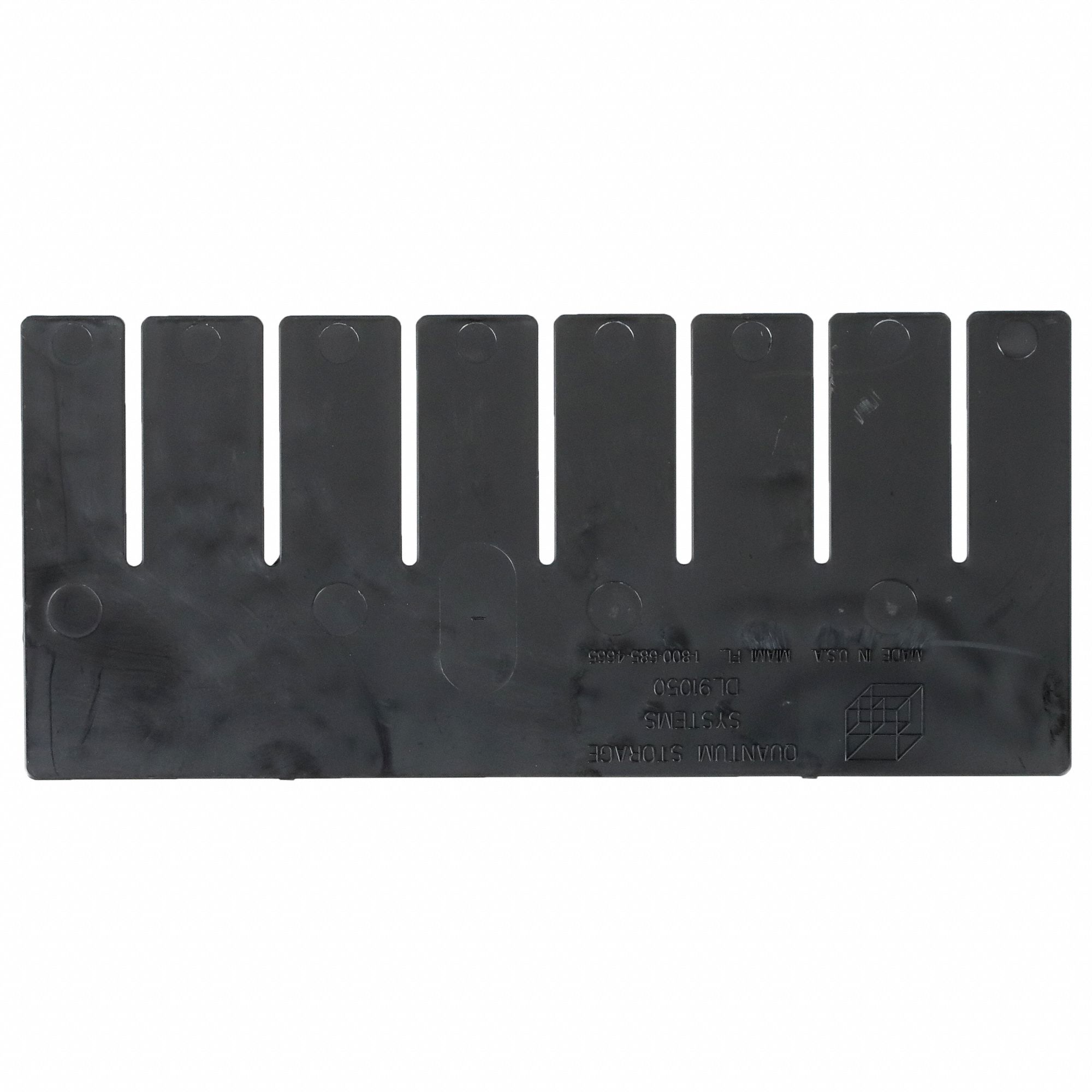 QUANTUM STORAGE SYSTEMS, 9 in x 4 in, Plastic, Divider - 11M569 ...