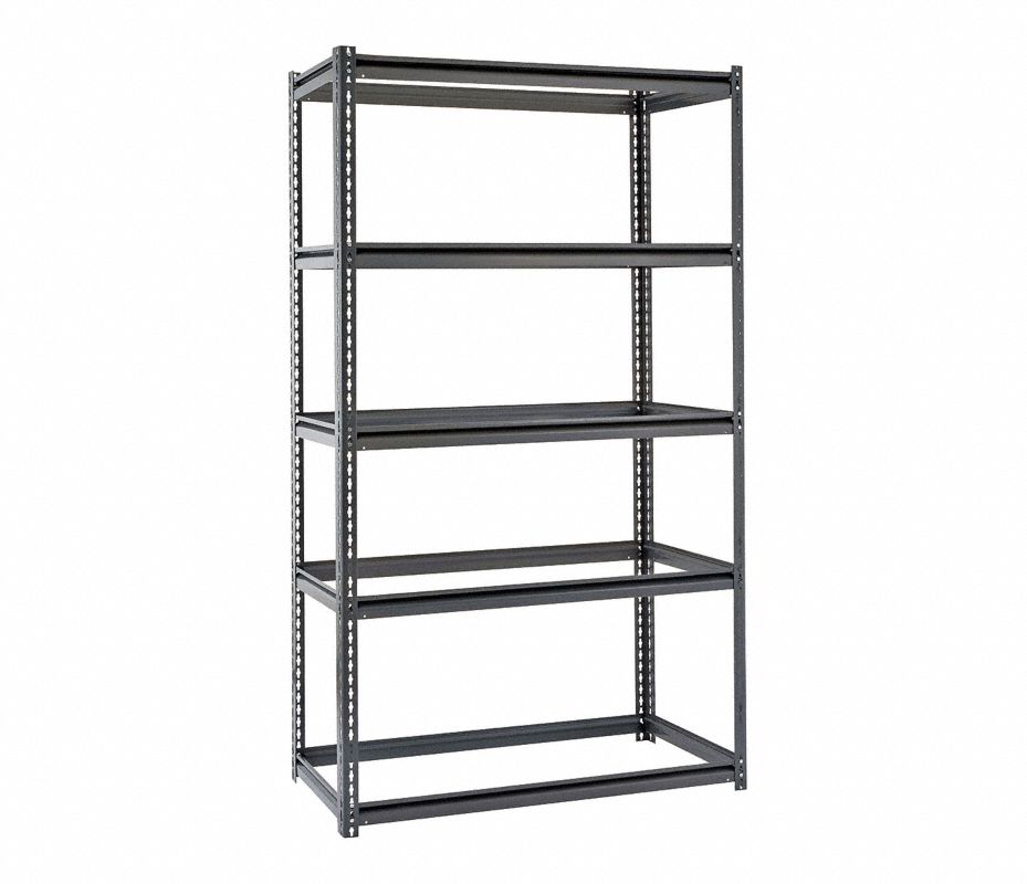 EDSAL Anaquel sin Pernos Tipo Básico de Acero sin Ninguna Cubierta, 5 ...