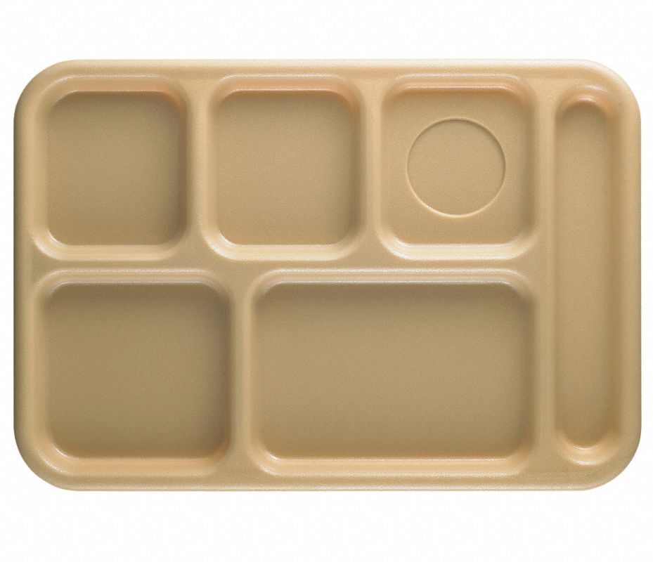 CAMBRO Charola,con Compartimentos,An10 pulg. - Charolas para Servicio ...