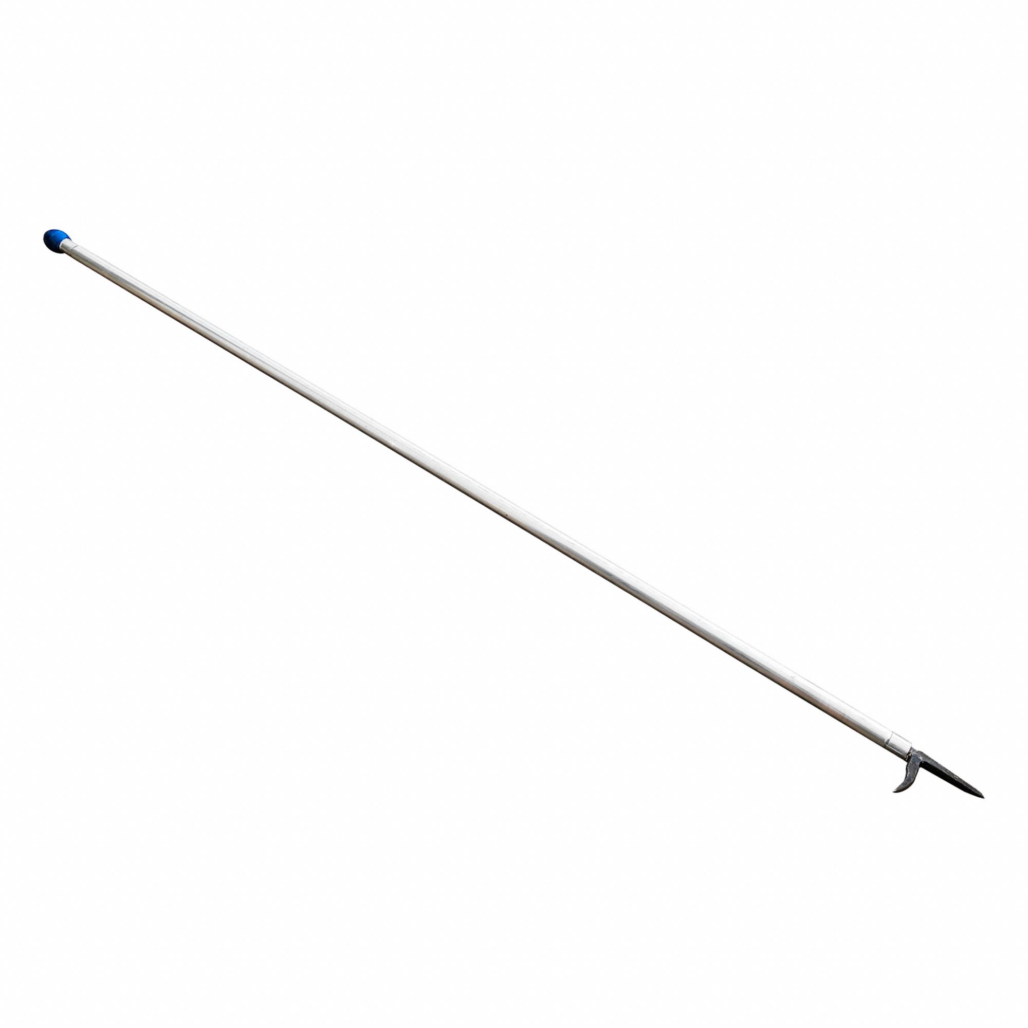 KEYSTONE STRAIGHT PIKE POLE & HOOK, 10 FT, ANODIZED CARBON STEEL ...