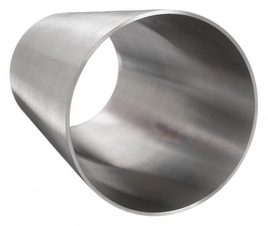 304 Stainless Steel, Butt Weld x Butt Weld, Concentric Reducer - 11P929 ...
