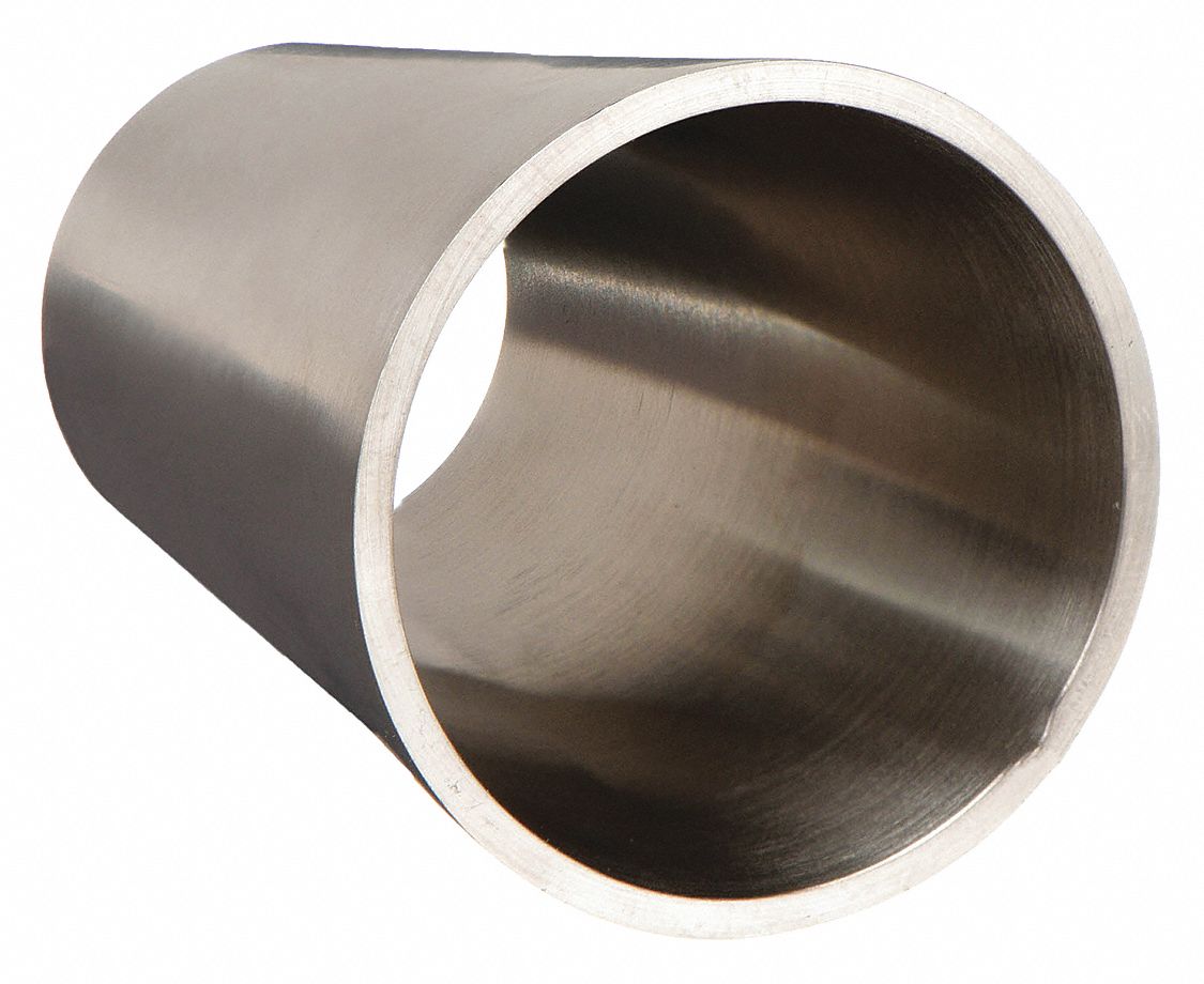 3 in OD x 2 1/2 in OD Size, Weld, Sanitary Fitting Adapter - 11P942 ...